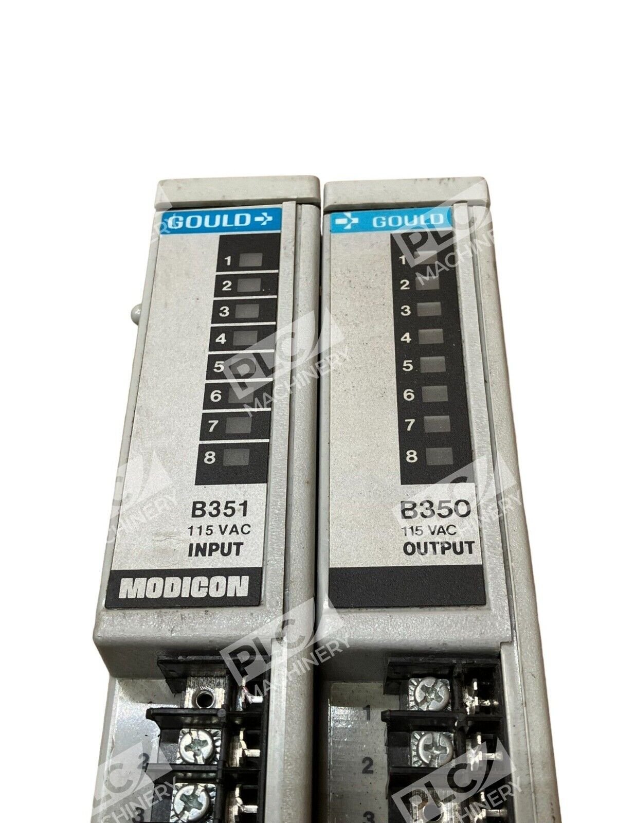 Gould Modicon B351 Input Module & B350 Output Module - PLCmachinery.com