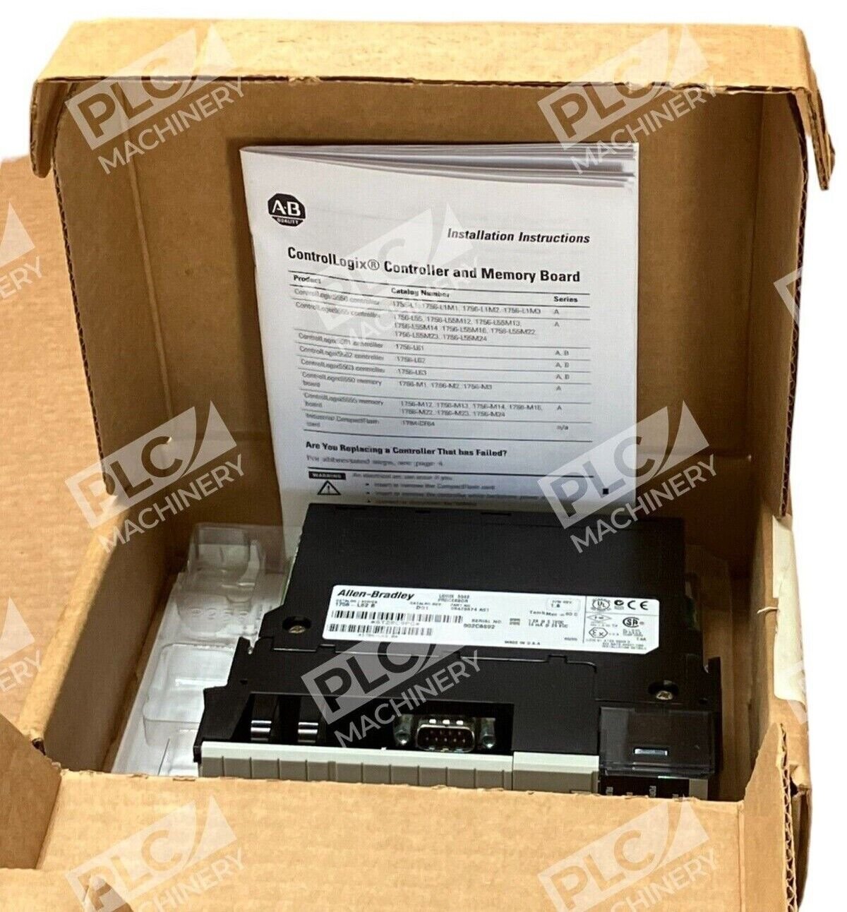 Allen Bradley 1756-L62 /B Logix 5562 Processor - PLCmachinery.com