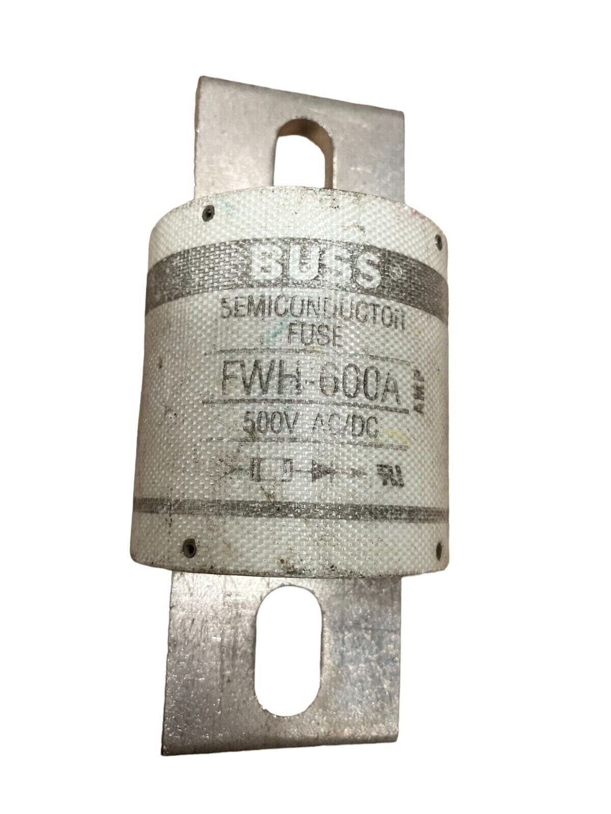 Buss FWH-600A Semiconductor Fuse 600A 500V AC/DC - PLCmachinery.com