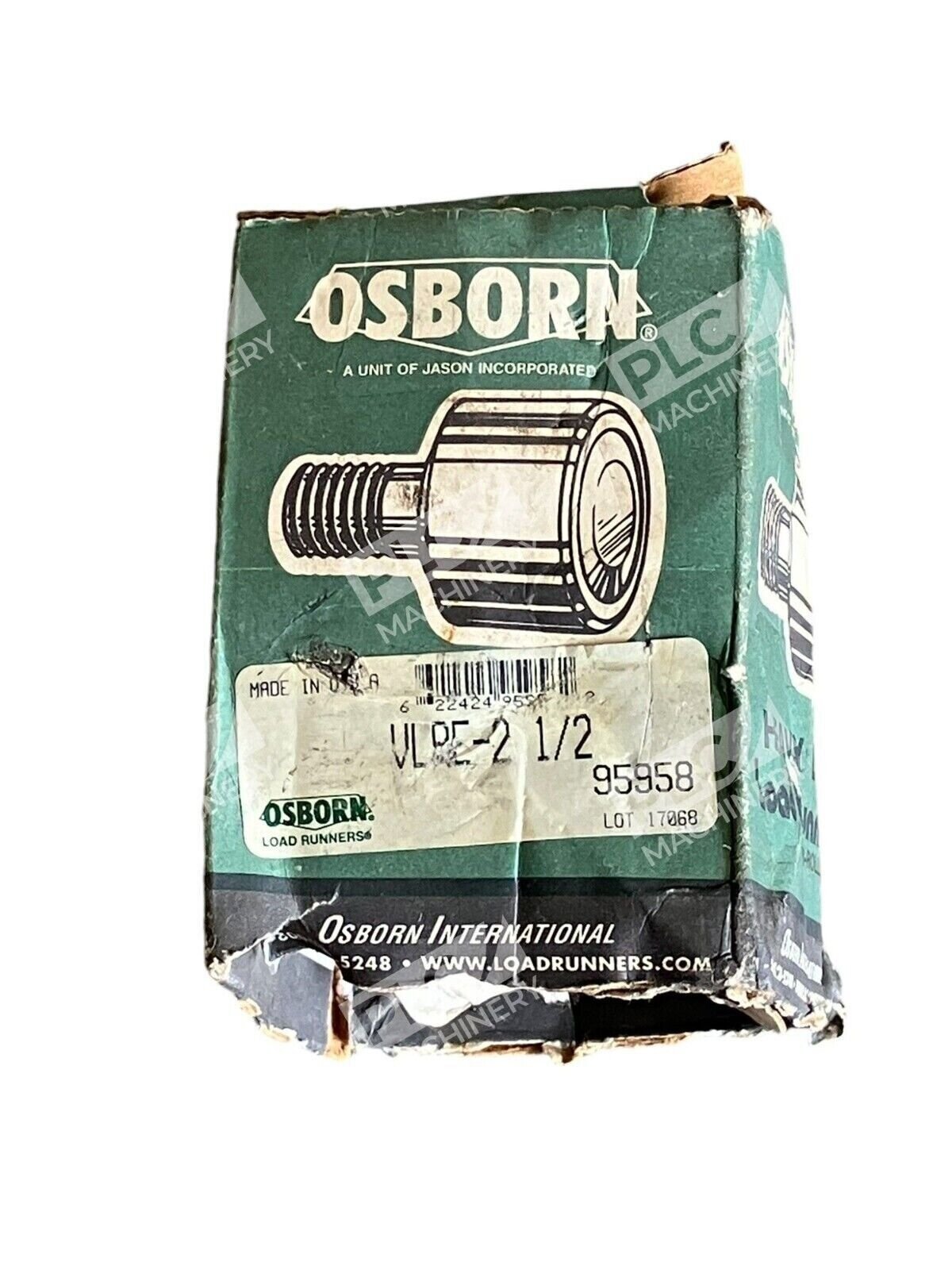 Osborn Load Runners Idle Roller VLRE-2-1/2 - PLCmachinery.com