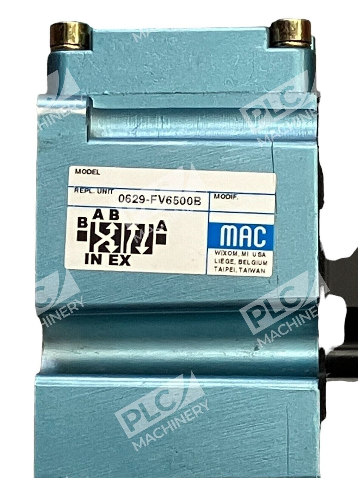 MAC 0629-FV6500B PPE-871BAAA Double Operator Solenoid Valve ...