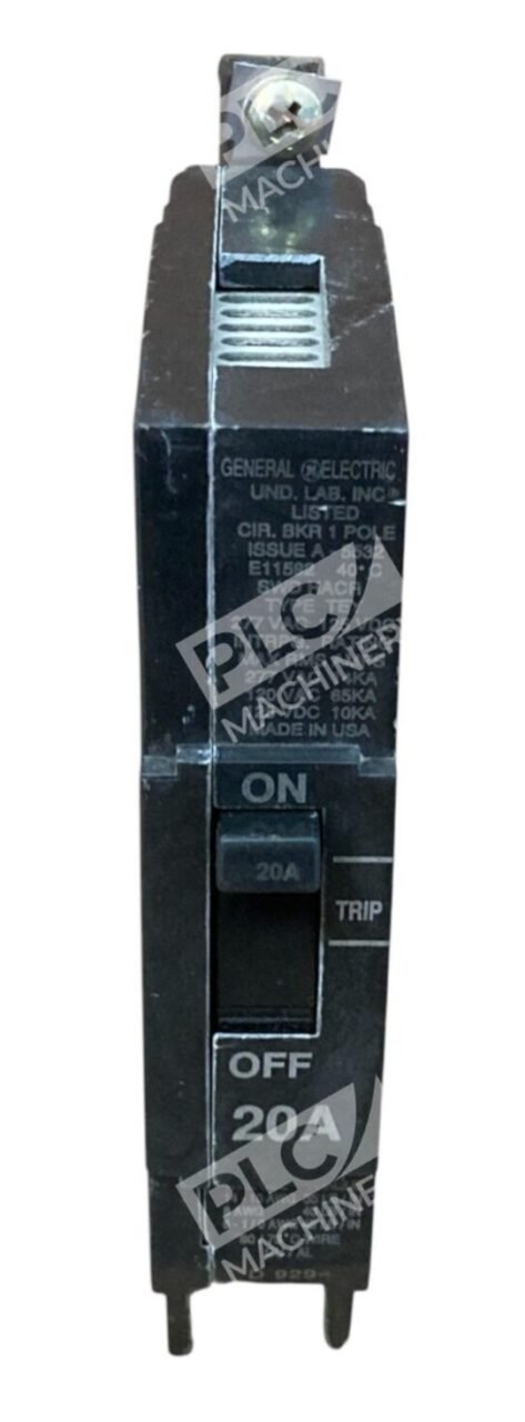 General Electric GE 1 Pole A-5532 E11592 SWD HACR 20A Circuit Breaker ...