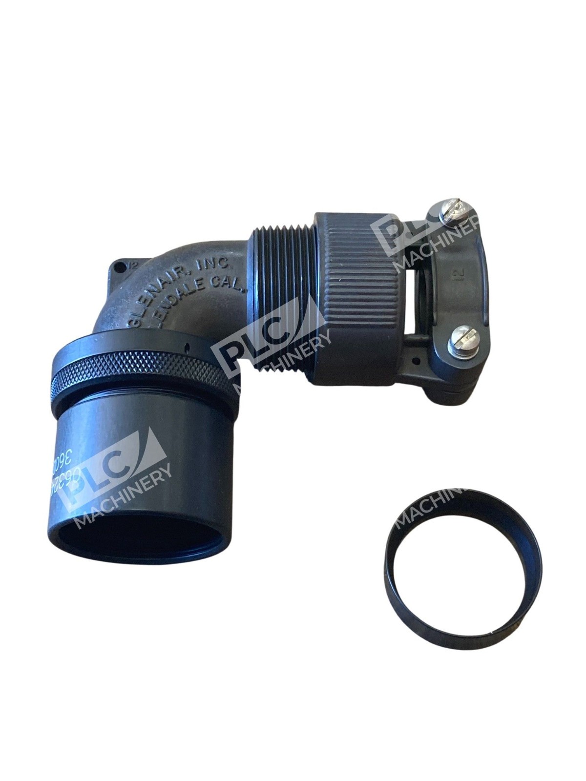 Glenair 360DA002C2012H Backshell Connector Adapter 90° Clamp