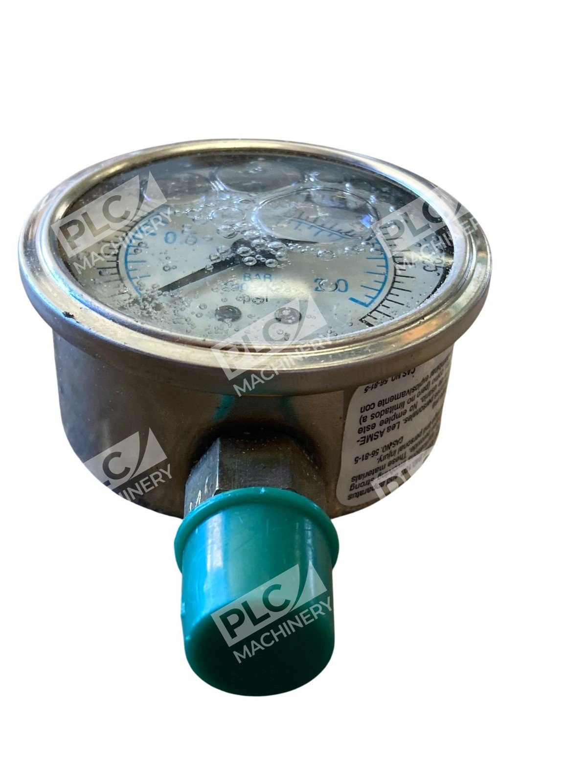 USG Liquid-Filled Pressure Gauge 30 PSI / 2.0 BAR