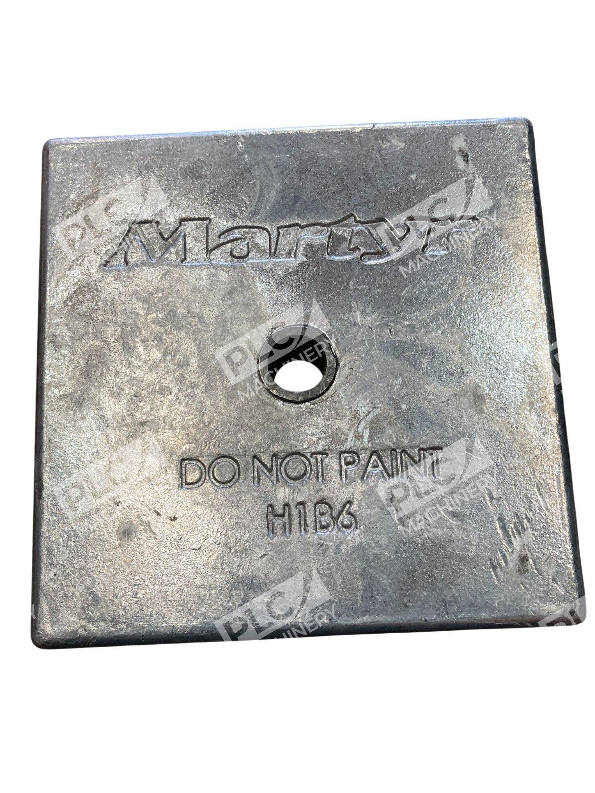 Martyr H1B6 Zinc Heat Exchanger Anode Marine Corrosion Protection Block